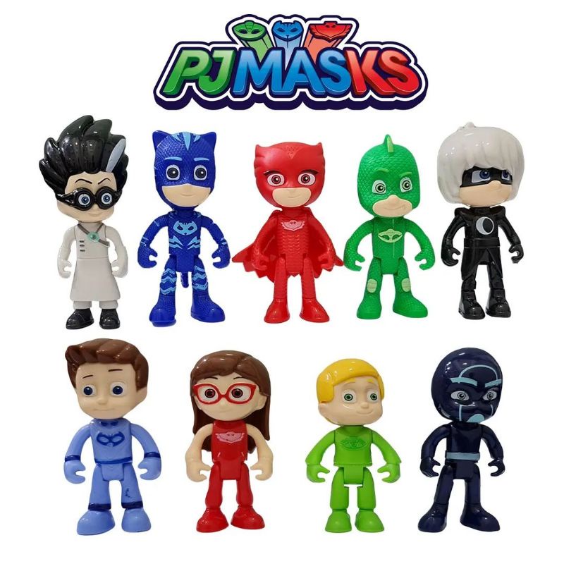 Toy PJ MASK figure set Of 9 pcs | Shopee Philippines
