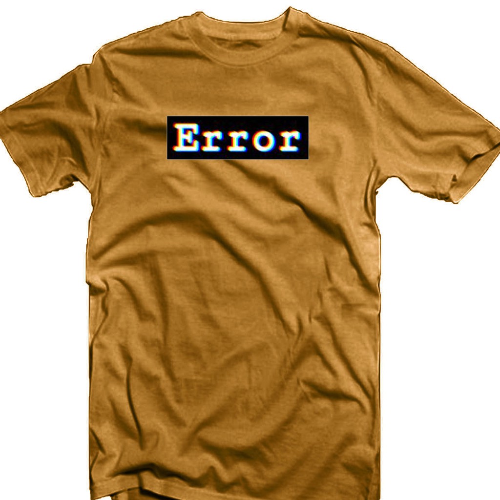 ERROR STATEMENT TREND SHIRT(with freebies) | Shopee Philippines