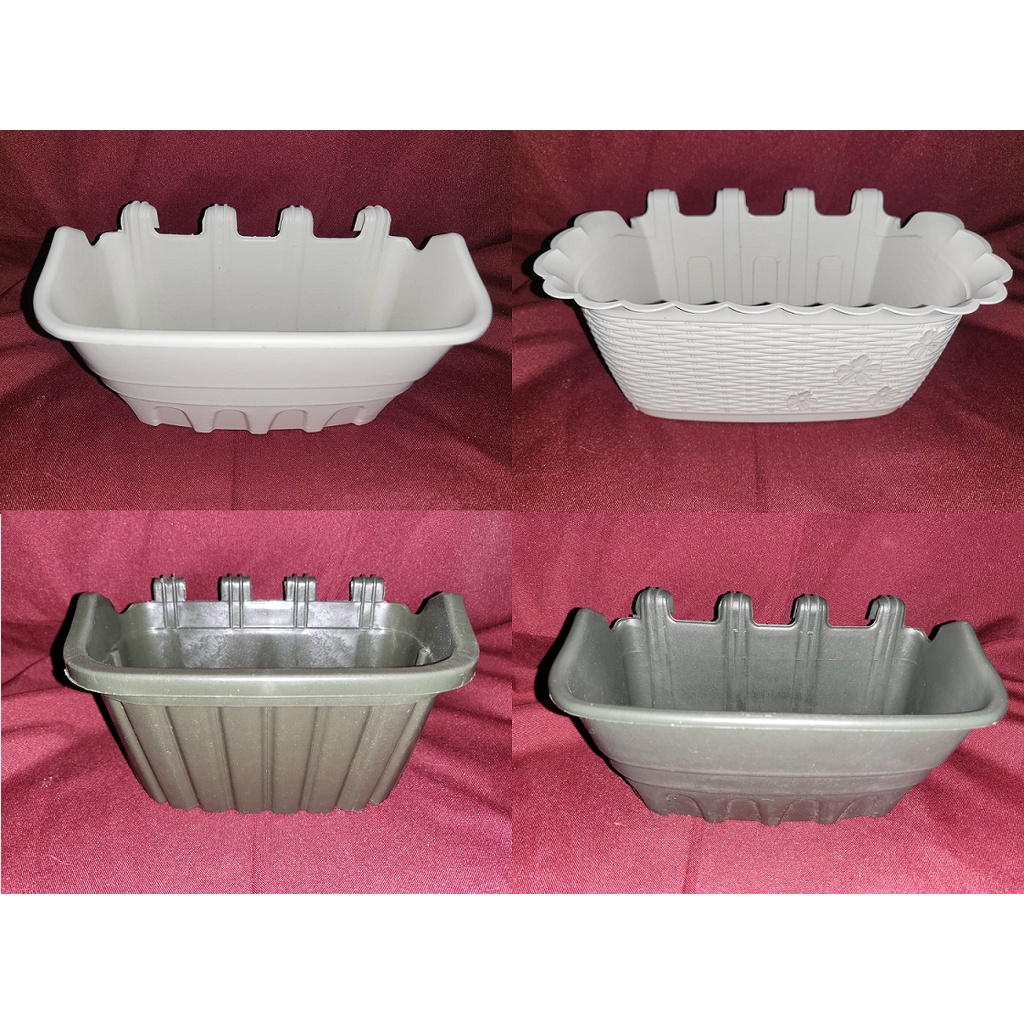 heavy duty four clip vertical pots for plants / paso / 4-clip hanging ...