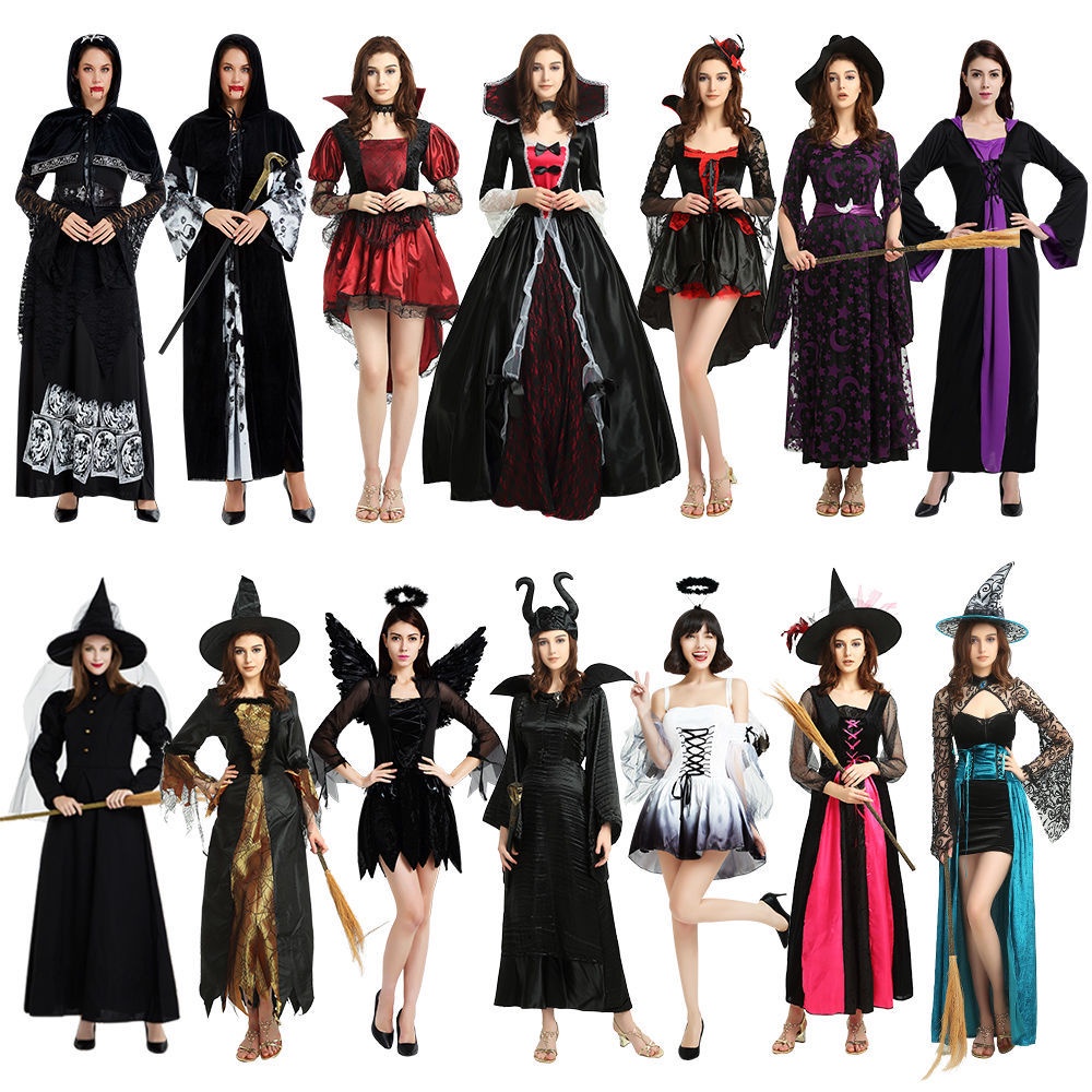 [Halloween Cosplay] Horror Costume Witch Performance Costume Adult ...