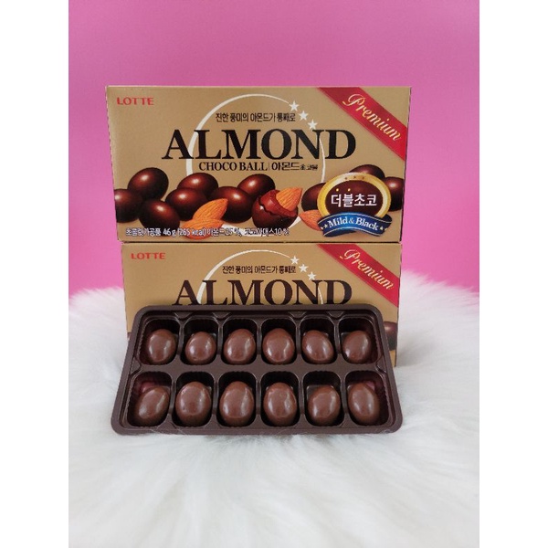 LOTTE ALMOND CHOCO BALLS 46g (Authentic) | Shopee Philippines