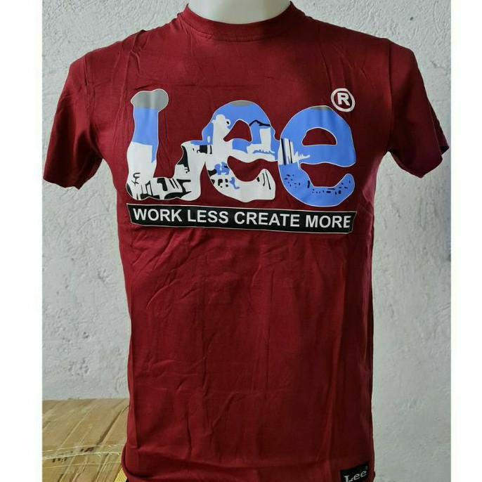 ( LEE ) Mens Tshirt Branded Overrun ( Rubberized Print ) | Shopee ...