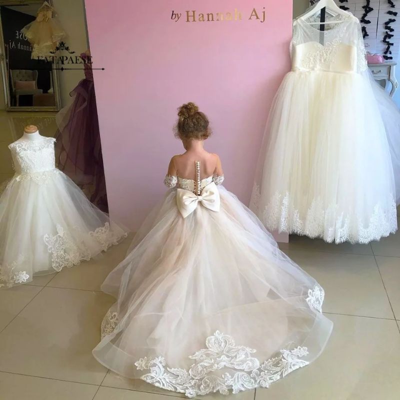 Little Bride Dresses with Train | Dresses Images 2022