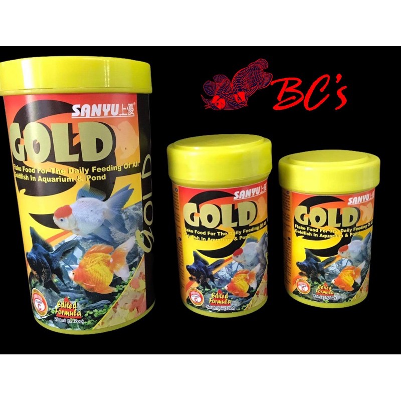 Sanyu Gold Flakes (Goldfish Fish Food) | Shopee Philippines