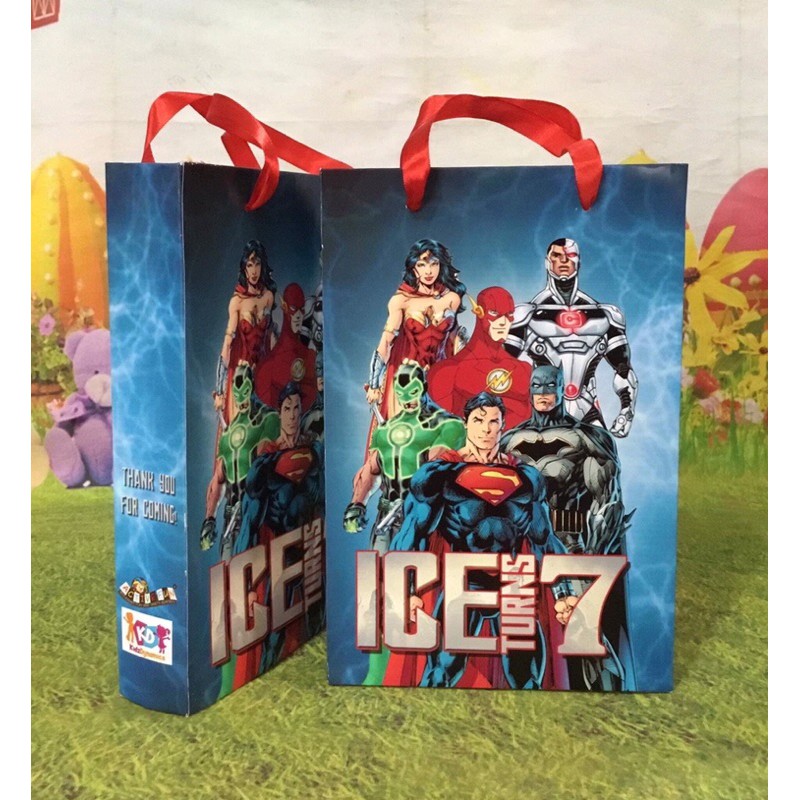 Personalized Justice League Party Loot Bag | Shopee Philippines