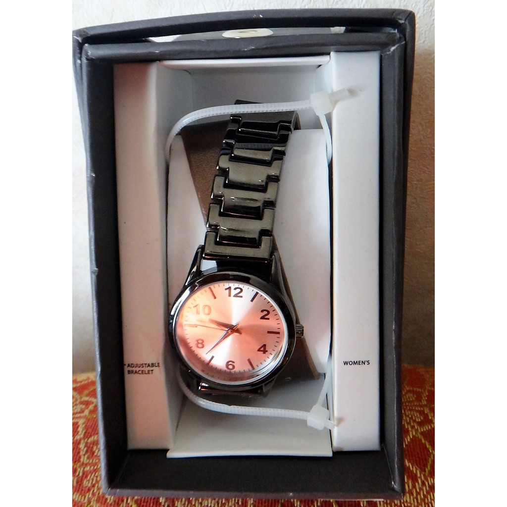 Mossimo Watch Womens Analog Double Strap Gunmetal FMDMO531 NewUSA ...