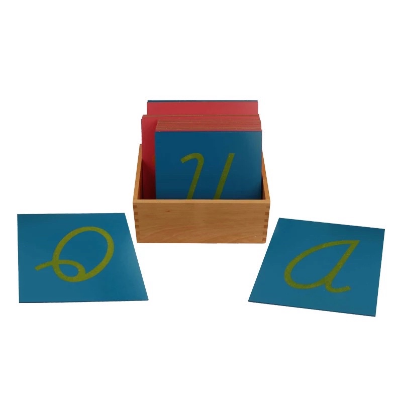 Capital Case Cursive Sandpaper Letters Montessori | Shopee Philippines