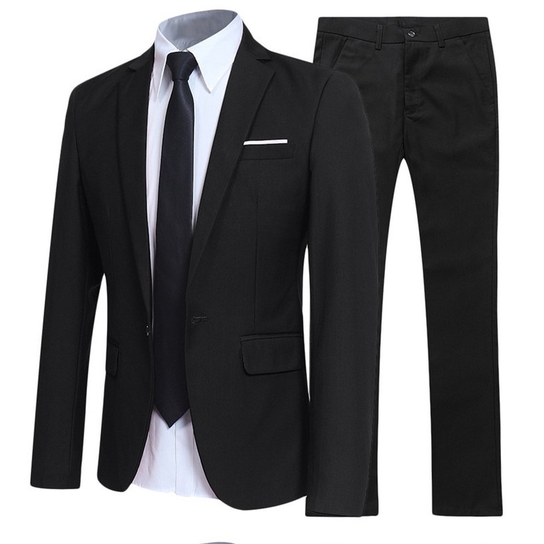 LOCAL STOCK Suit Men's Suits Small Business Suit Coat Young Men's ...