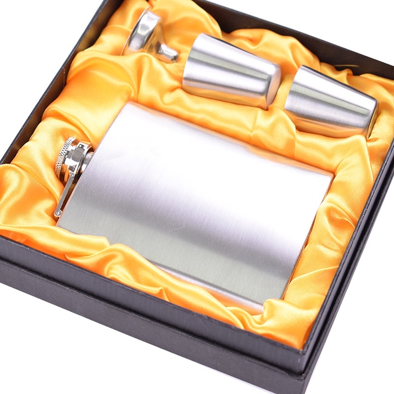 Stainless steel hip flask set | Shopee Philippines