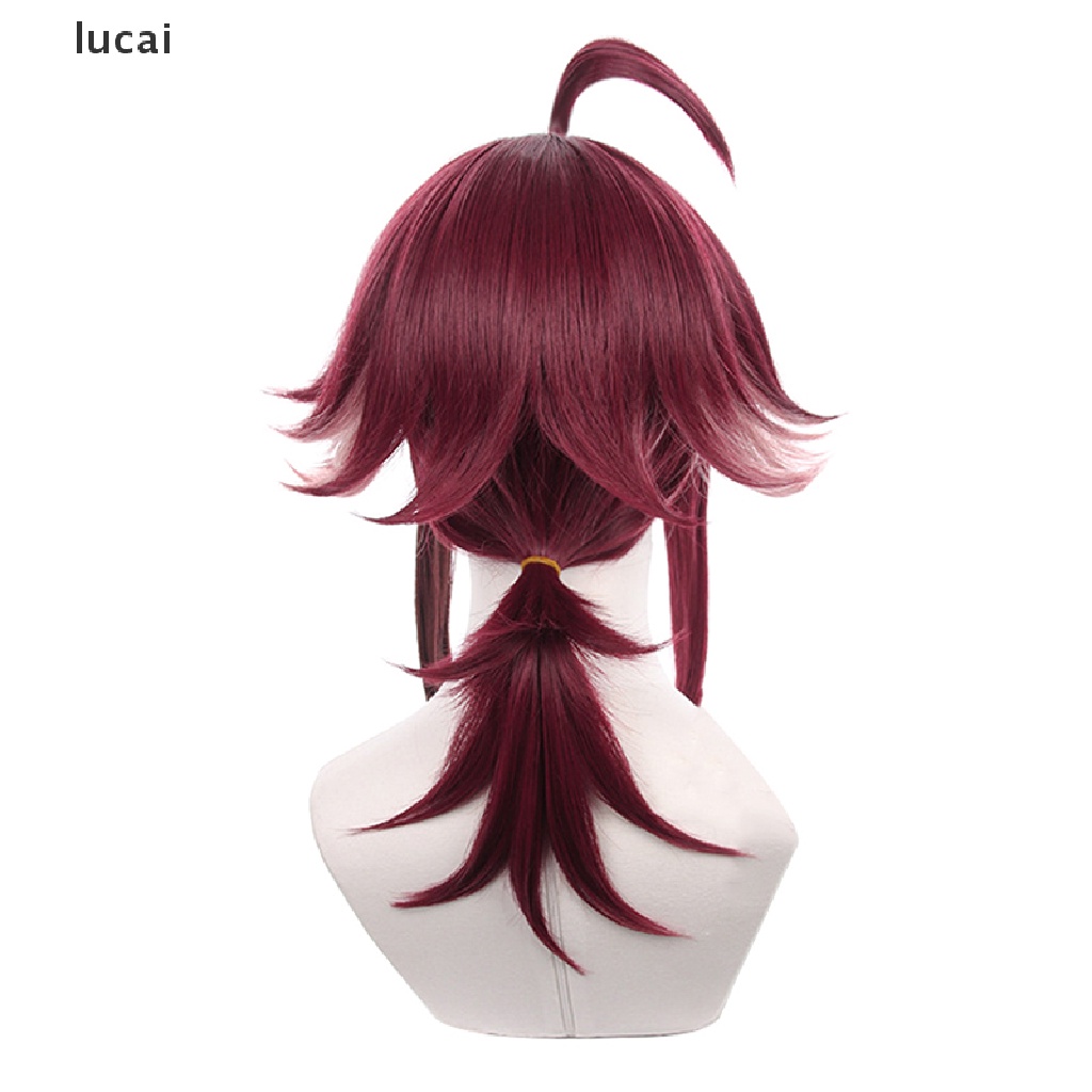 lucai Genshin Impact Shikanoin Heizou Cosplay Wig Short Hair Hairpieces ...
