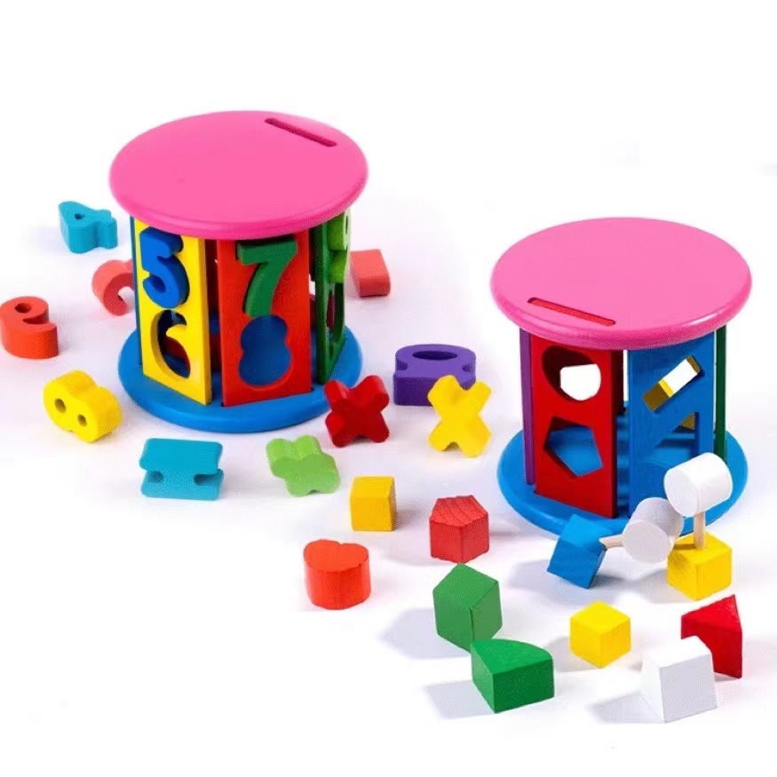 Frankfort shape intelligence Box wooden toy | Shopee Philippines