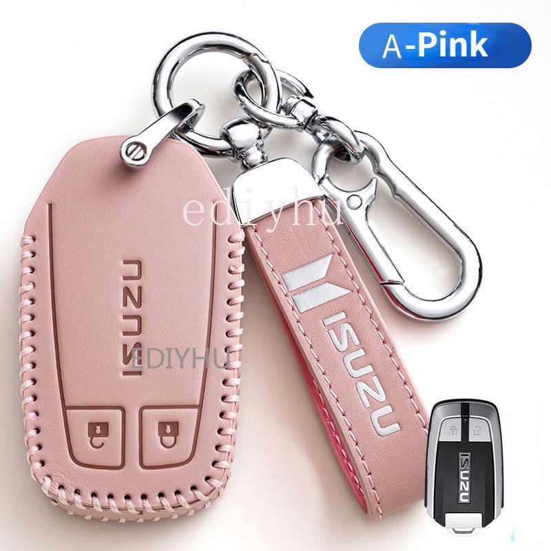 Isuzu D-max / Mu-x 3.0 / X-series Leather Car Key Case Keychain For ...