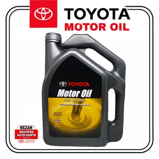 5W-30 FULLY SYNTHETIC 4 LITERS ORIGINAL TOYOTA MOTOR OIL 08880-85125 ...
