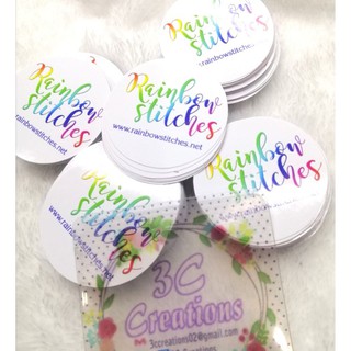 3C LABEL STICKER 2" ROUND 100 PCS | Shopee Philippines