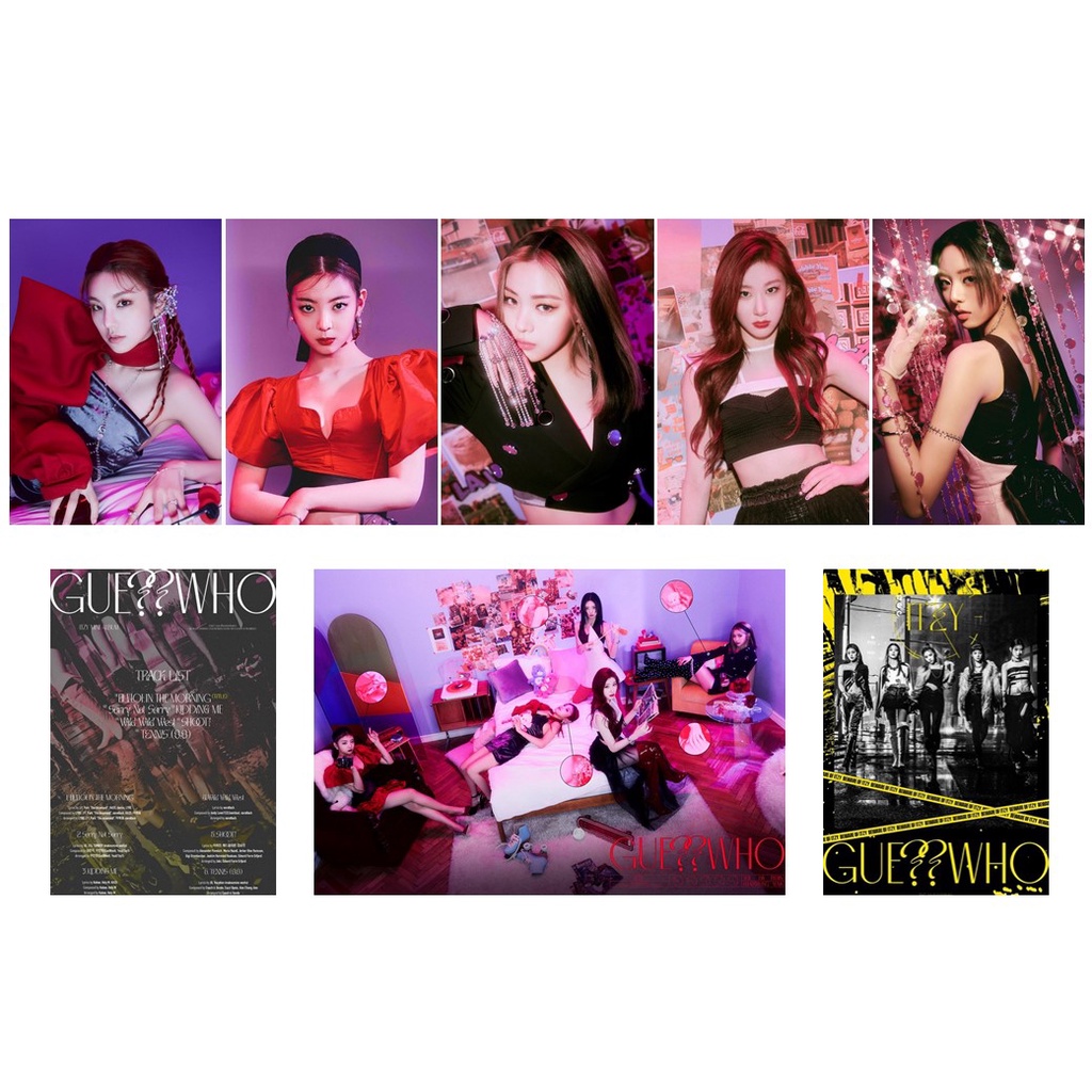 Itzy Guess Who Poster / Itzy Guess Who Posters with FREE Poster Box ...