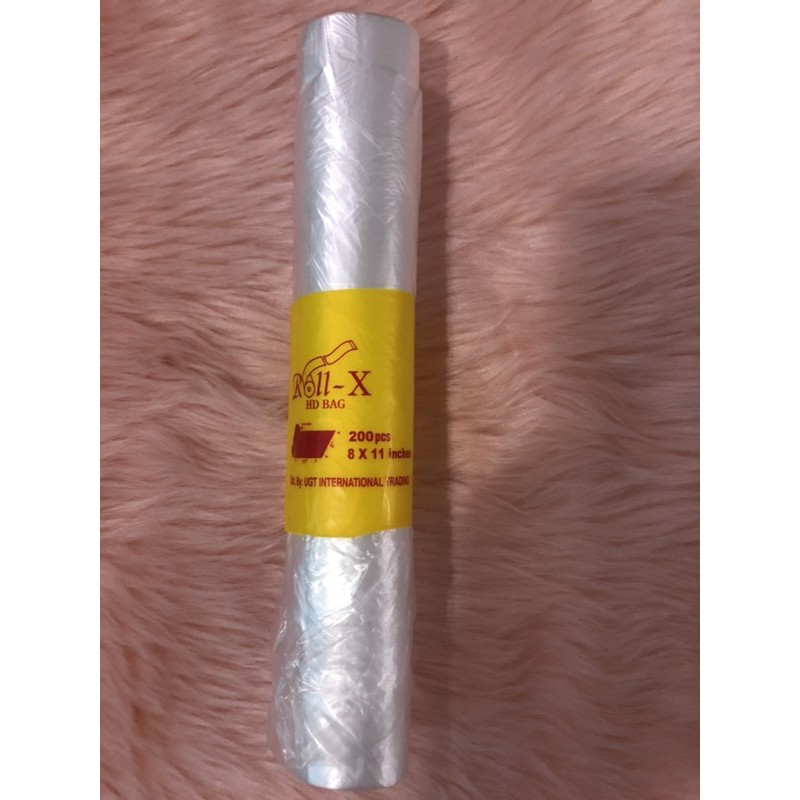 roll-x all purpose plastic bag clear plastic labo | Shopee Philippines