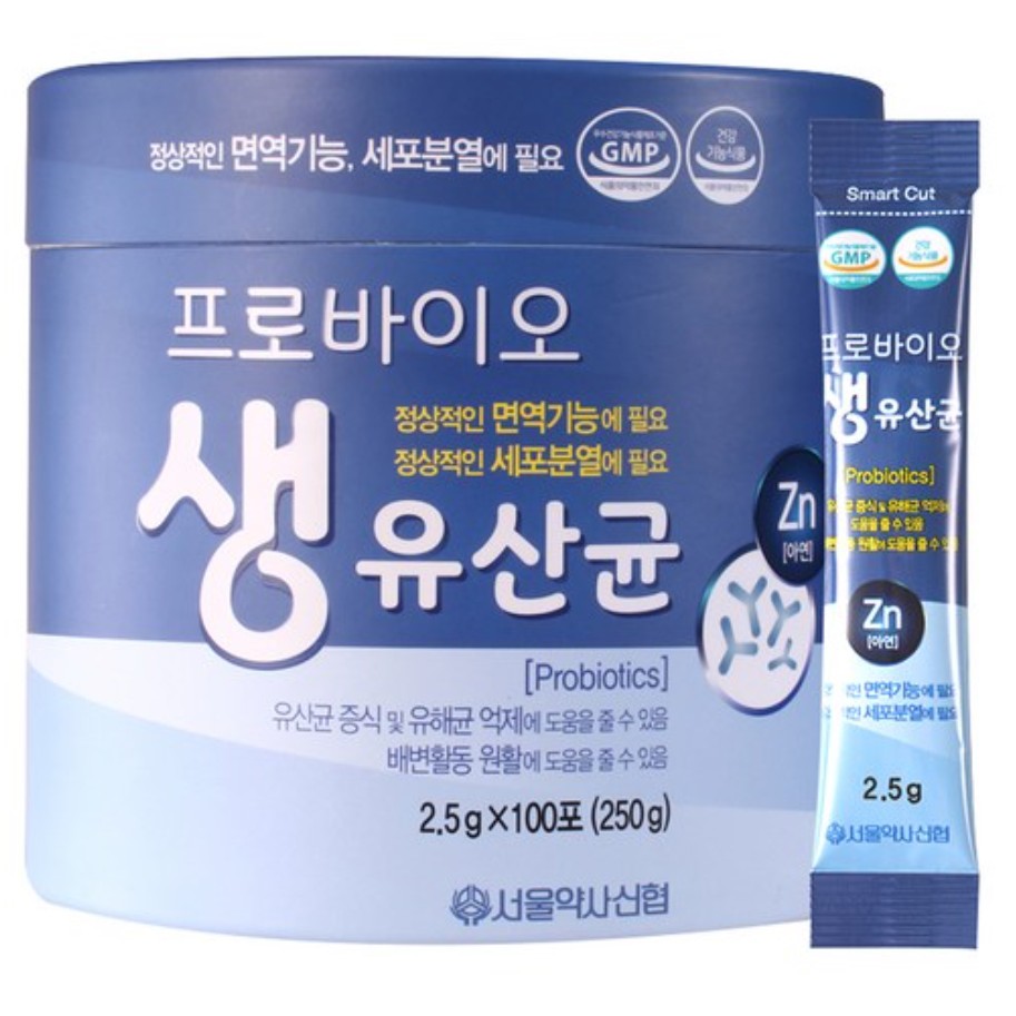 Korean Seoul Credit Probiotics Lactobacillus Health Powder 100 Stick ...