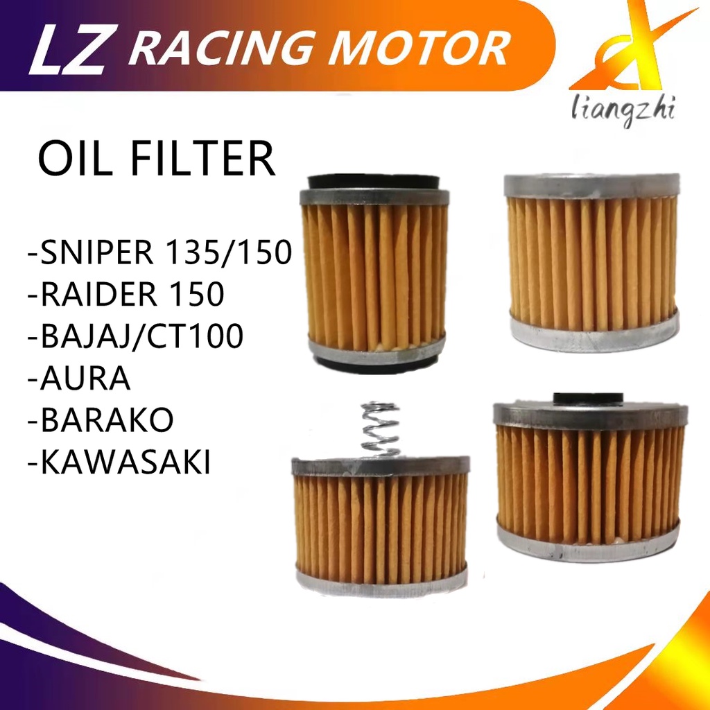 MOTORCYCLE PARTS ENGINE OIL FILTER FOR BAJAJ/SNIPER/RAIDER/KAWASAKI ...
