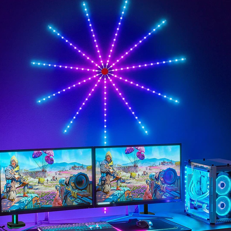 Smart Firework Led Lights USB Powered Room Decor, Color Changing ...