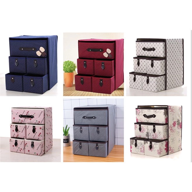 supergogosupply COD# NEW 5in1 Mini Foldable Drawer/ Cabinet Storage Box ...