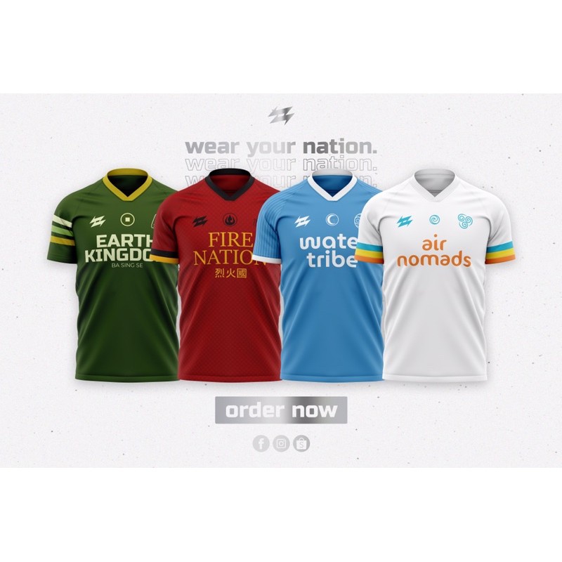 ATLA Avatar: The Last Airbender Full Sublimation Jerseys | Shopee ...