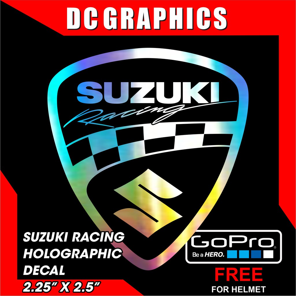 SUZUKI DECAL HOLOGRAPHIC BADGE | Shopee Philippines