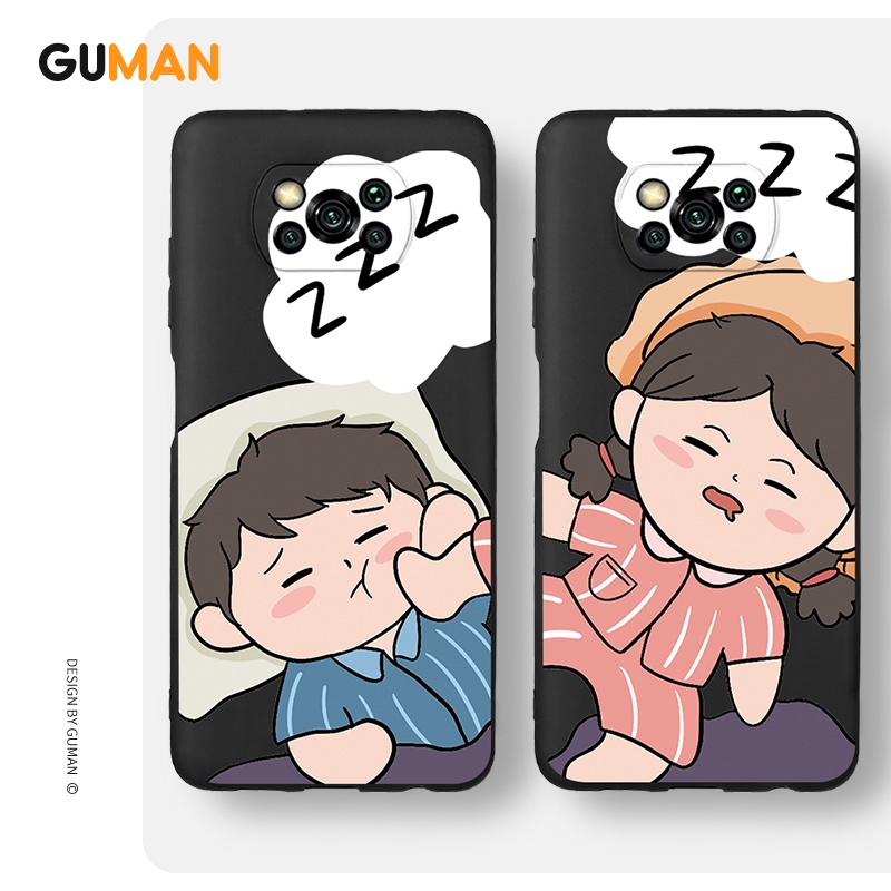 GUMAN Soft Silicone Couple Cute Funny Shockproof Phone Case Cover ...