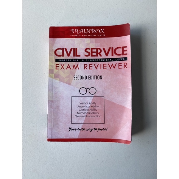 CIVIL SERVICE REVIEWER With Free Answer Sheet Shopee Philippines