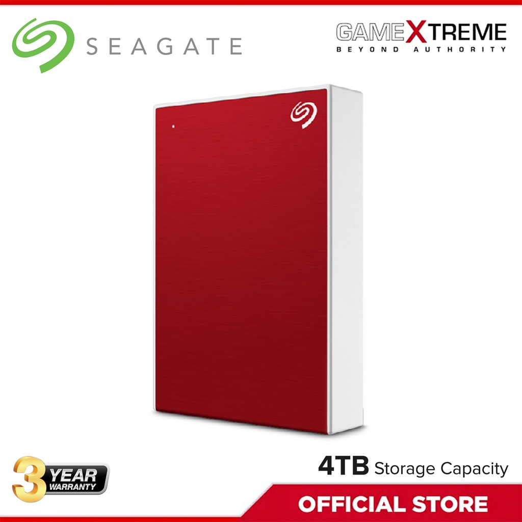 Seagate One Touch 4TB Portable HDD With Password Protection [Red] | Shopee Philippines