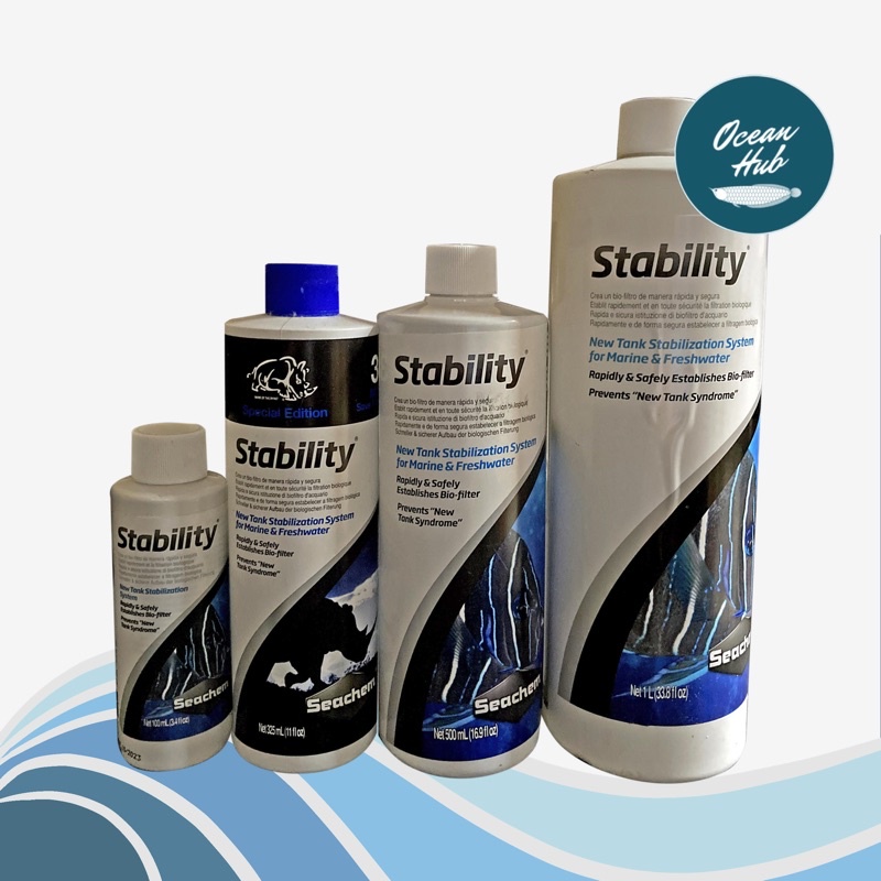 Seachem Stability Biological Bacteria - Water Conditioner 100ml 325ml ...