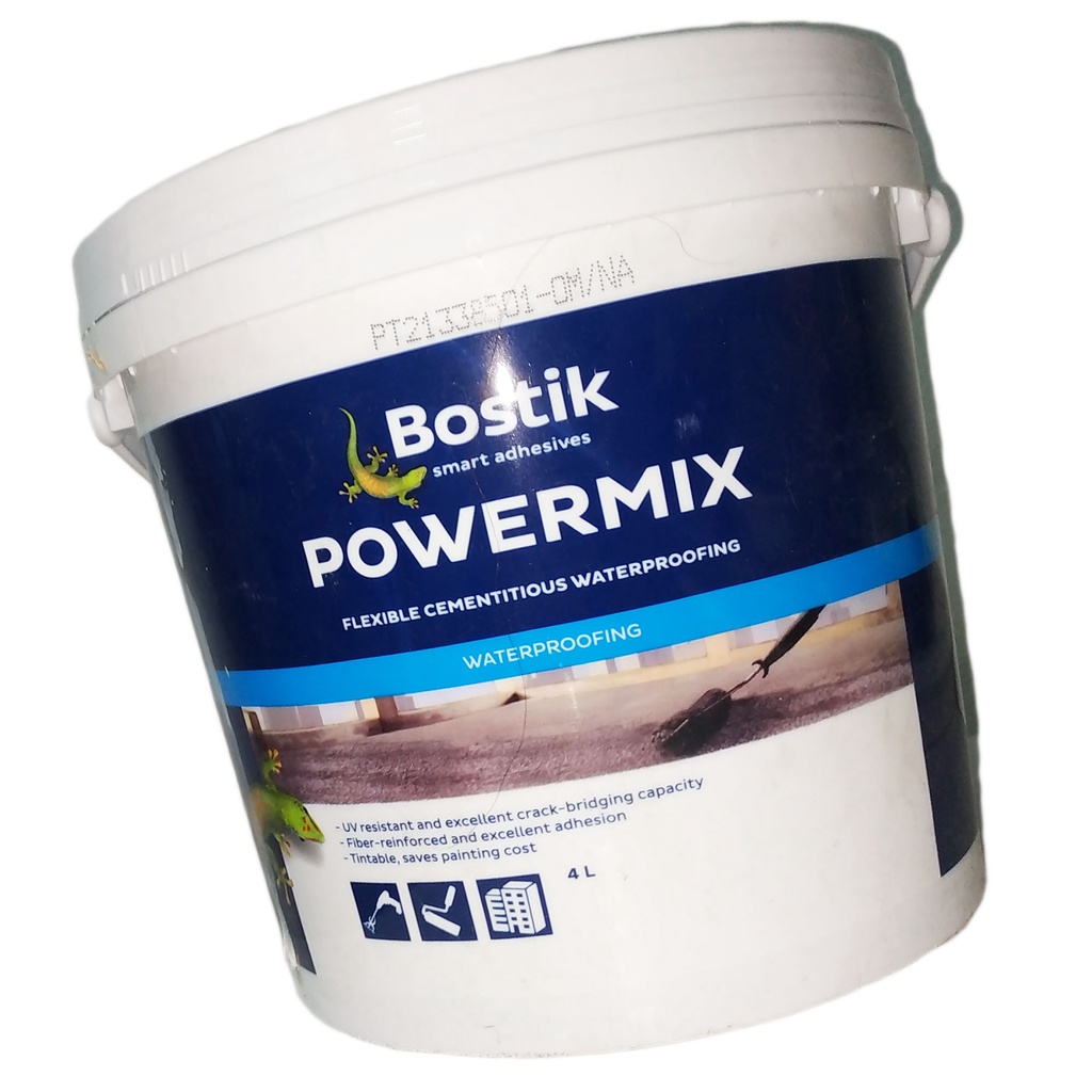 BOSTIK POWERMIX WATERPROOFING ( 1 GALLON / 4 LITERS ) FLEXIBLE ...