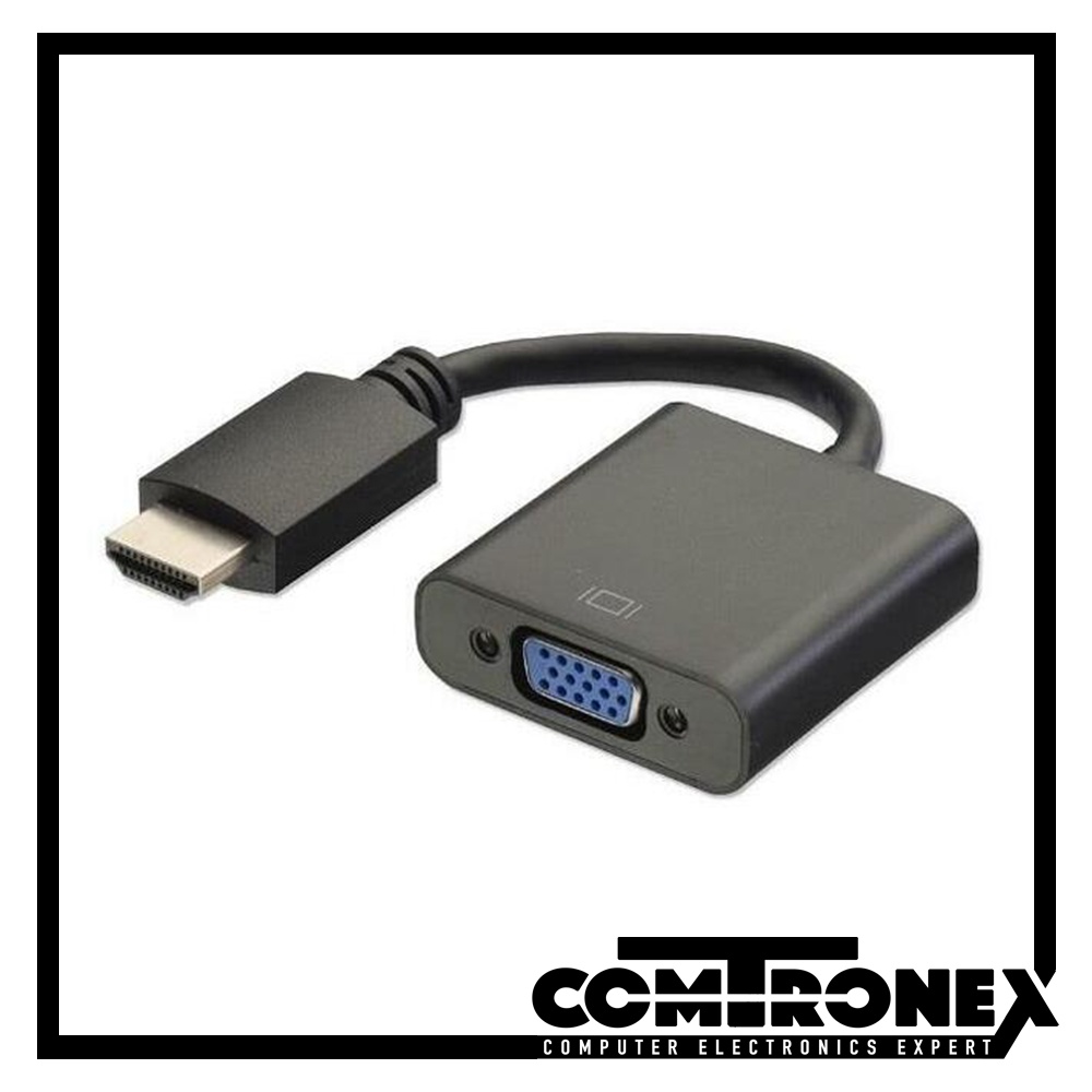HDMI To VGA (HDMI Out / VGA In) | Shopee Philippines