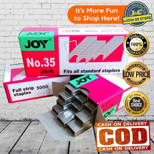 Joy Staple Wire 26/6 Number 35 Heavy Duty Stapler Wire #35 | Shopee ...