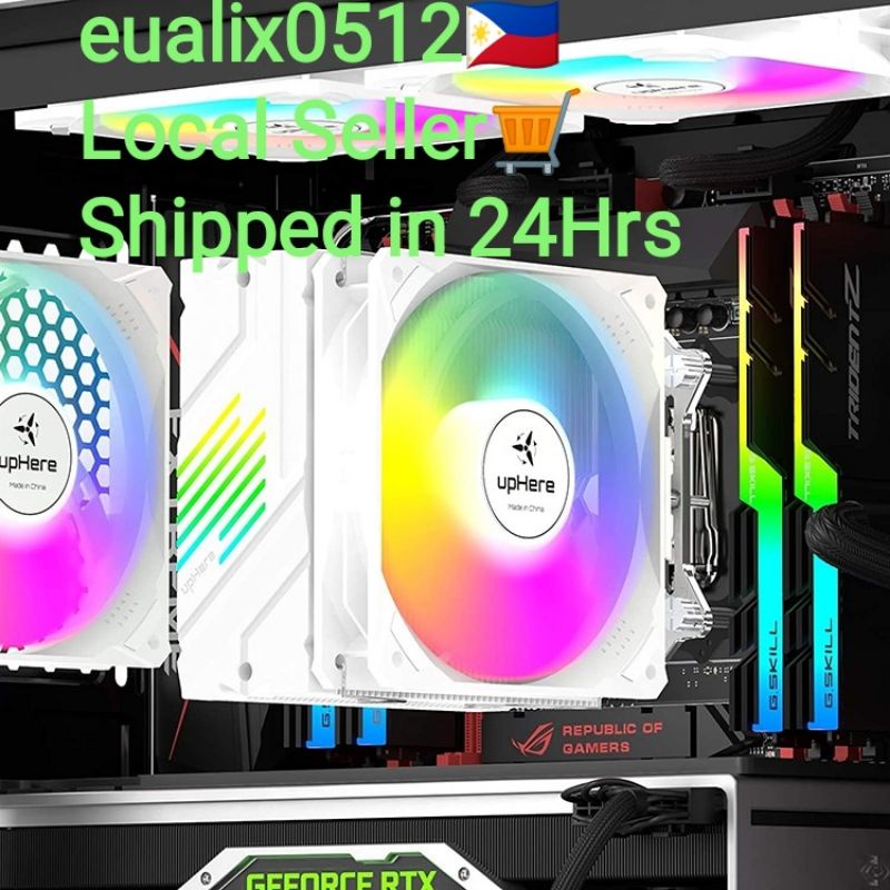 UpHERE Intel/AMD 5PIPES Cpu Air Computer Cpu Cooling Fans 5V 3Pin 120mm ...