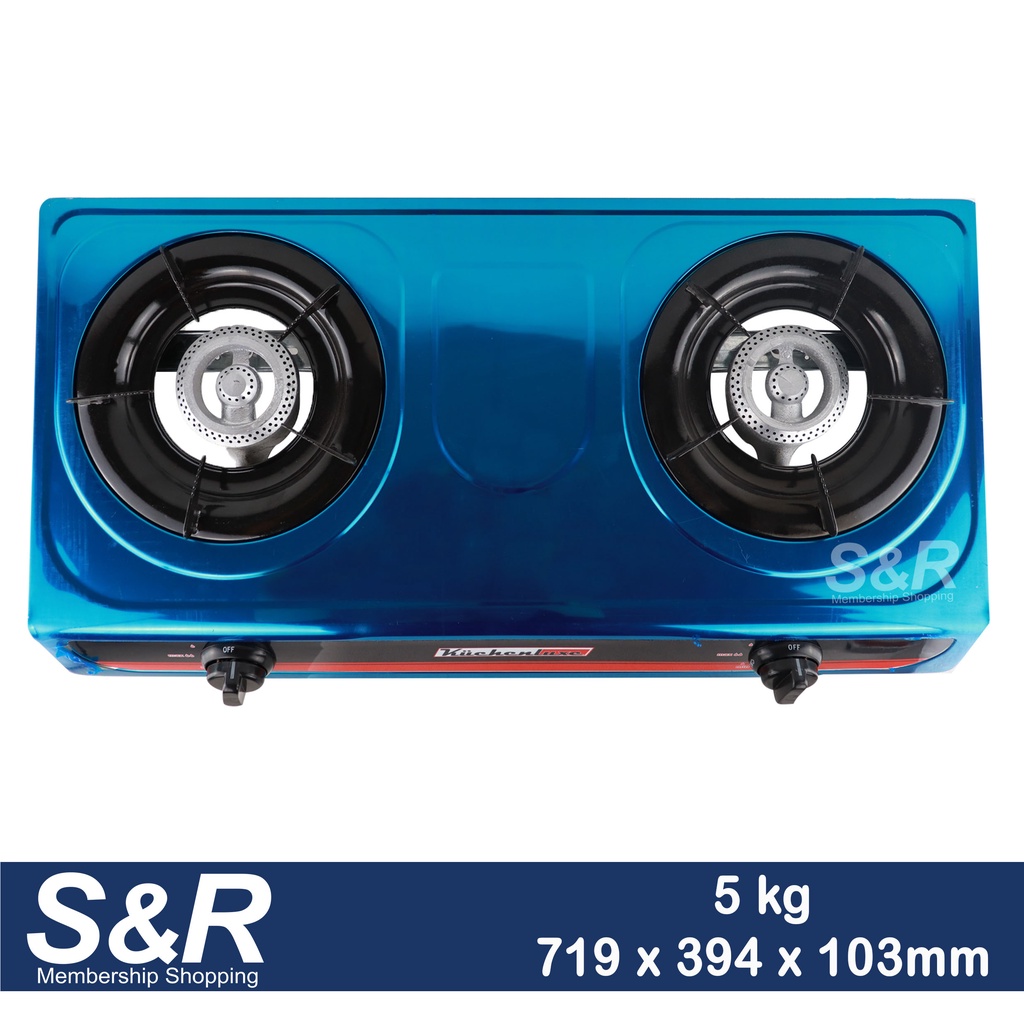 Kuchenluxe Stainless Steel Double Burner Gas Stove KS3-CTD | Shopee ...