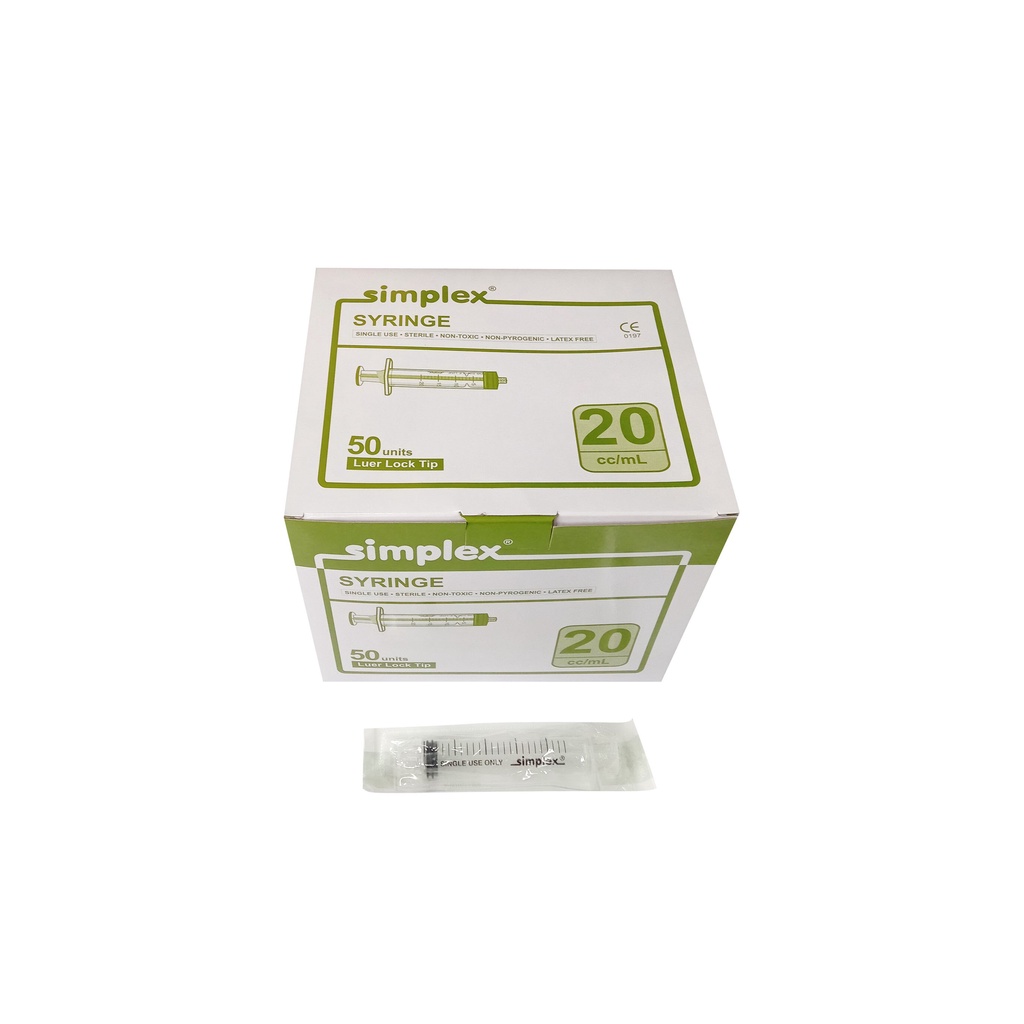 SIMPLEX Disposable Syringe 2cc/ml 1 Syringe | Shopee Philippines