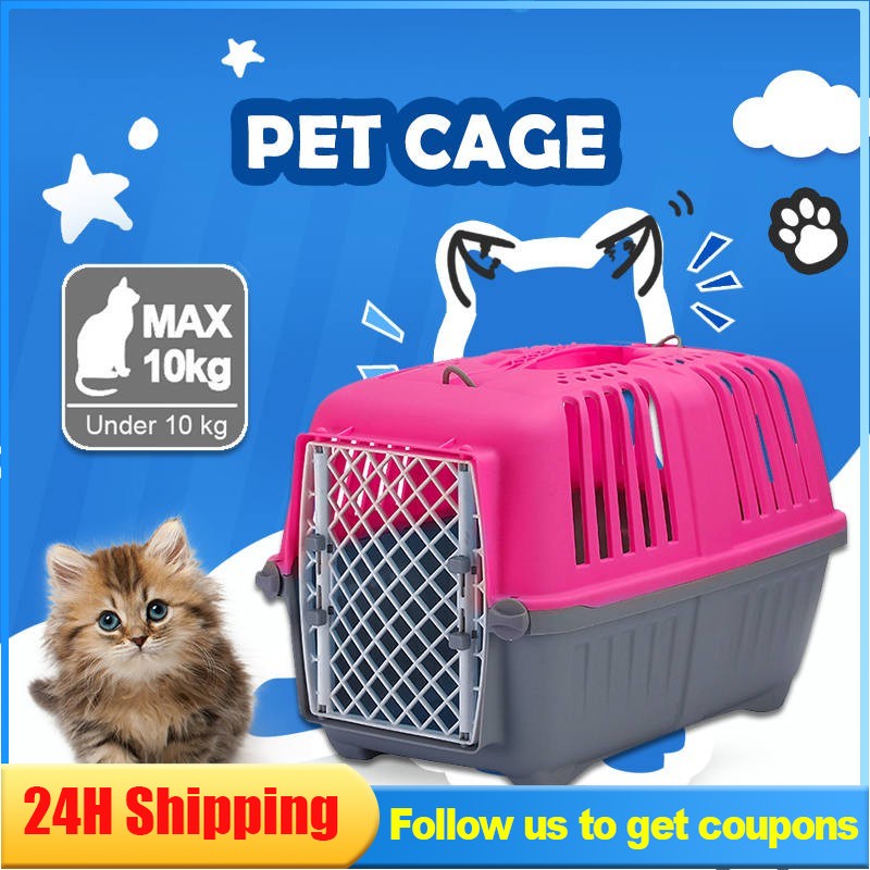 Pet Carrier Cage Dog Cat Crates Airline Approved Pet Cage Pet Box Pet ...