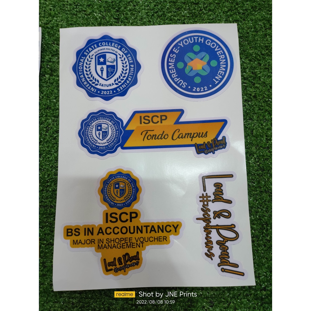 ISCP Logo , E-youth , Curses , Campus Logo / VINYL STICKER , OUTDOOR ...