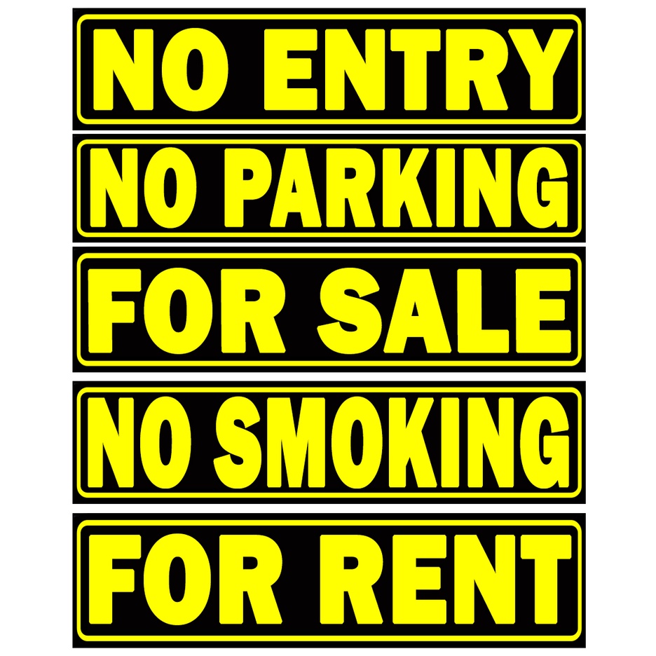 STICKER DECAL 2 LAYER VINYL SIGNAGE PRIVATE NOT FOR HIRE FAMILY USE ...