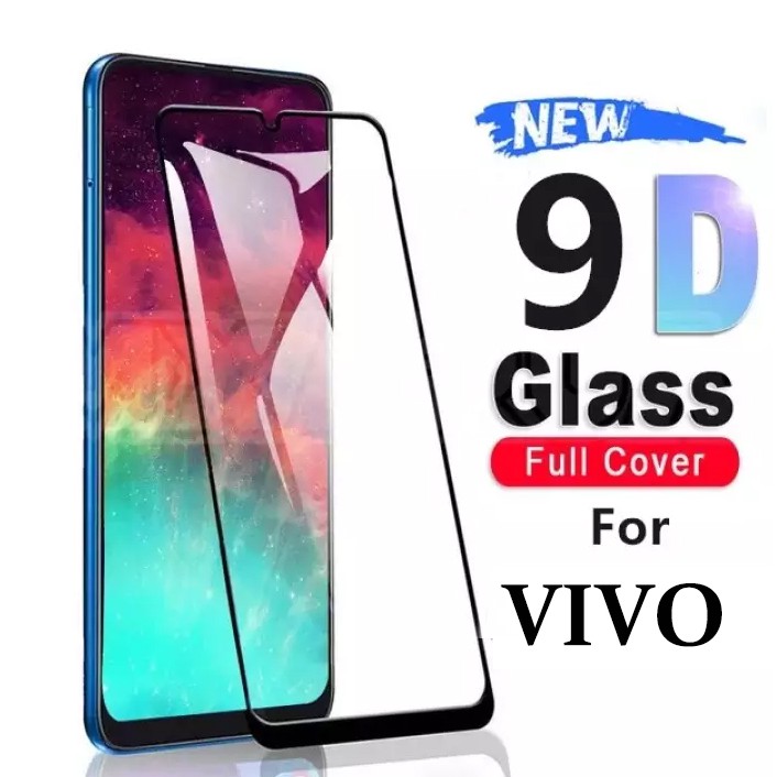 VIVO NEW 9D Full Tempered Glass Vivo V7+ V15 V9 Y71 V11 Y81 Y91 Y91i Y95 S1 Plus Y12 Y15 Y17 Y55 ...