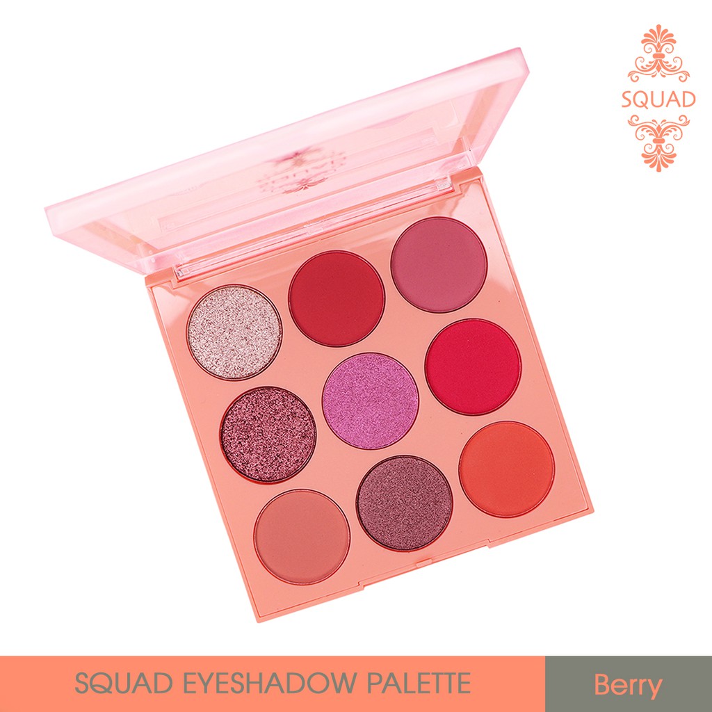 Squad Cosmetics BERRY Eyeshadow Palette | Shopee Philippines
