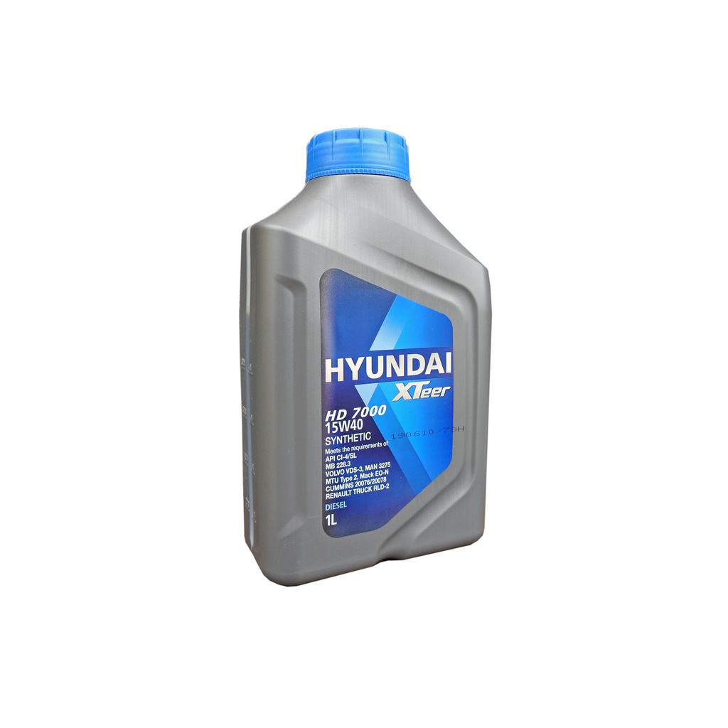 Hyundai Xteer HD 7000 CI-4/SL 15W40 Synthetic Diesel Engine Oil (1 ...