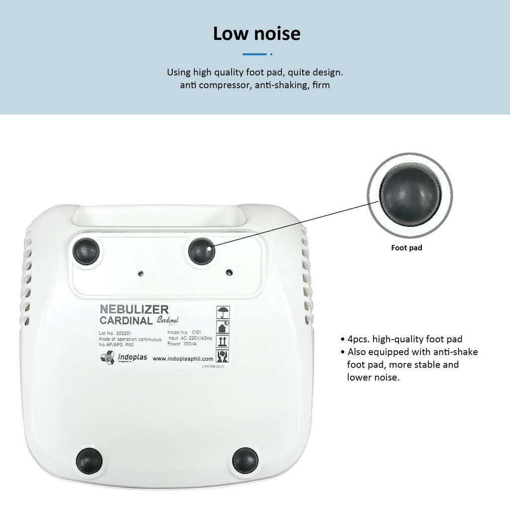 Indoplas Cardinal Handyneb Sprint Nebulizer - With Accessories | Shopee ...