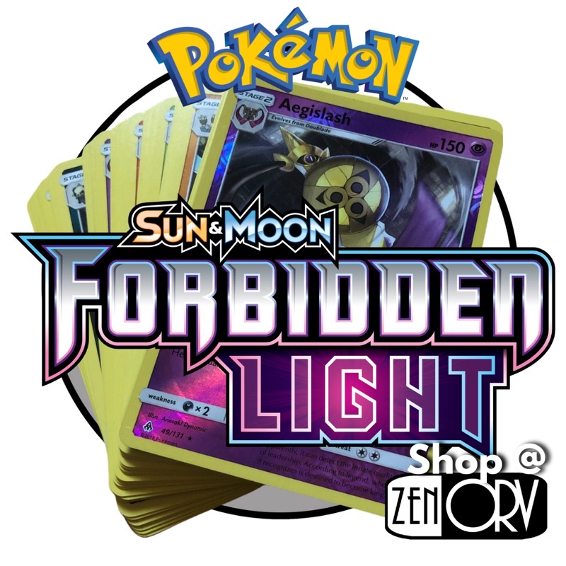 Forbidden Light Rare Reverse Holographic Rev Holo Trainer Single ...