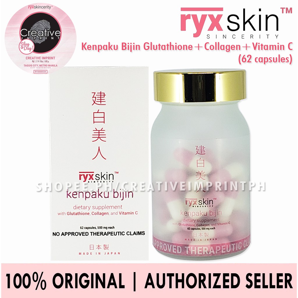 Ryx Kenpaku Bijin Glutathione Collagen Vitamin C | FDA Approved ...