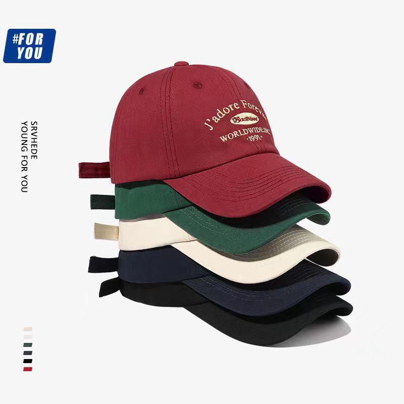 vintage cap embroidery retro baseball cap Fashion Youth Hip Hop Tide ...