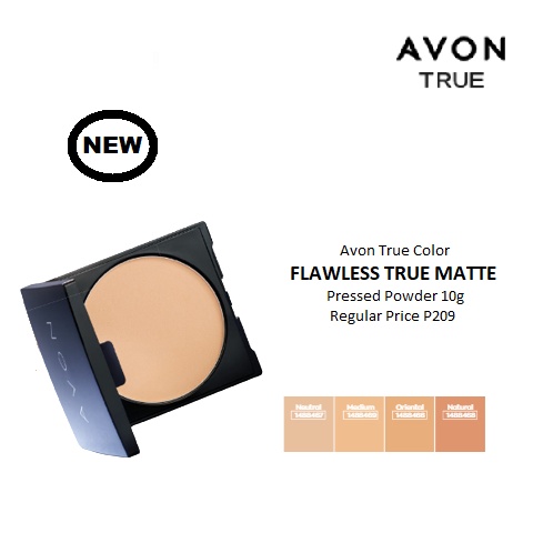 Avon True Color FLAWLESS TRUE MATTE Pressed Powder 10 g | Shopee ...
