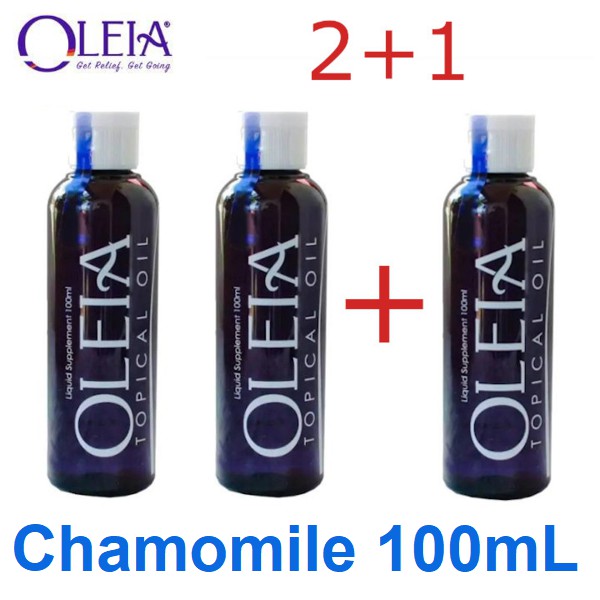 Oleia Topical Oil Chamomile 100mL (2+1 Promo) Cetylated Fatty Acid Oil ...