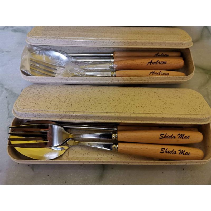 Personalized Spoon & Fork | Shopee Philippines