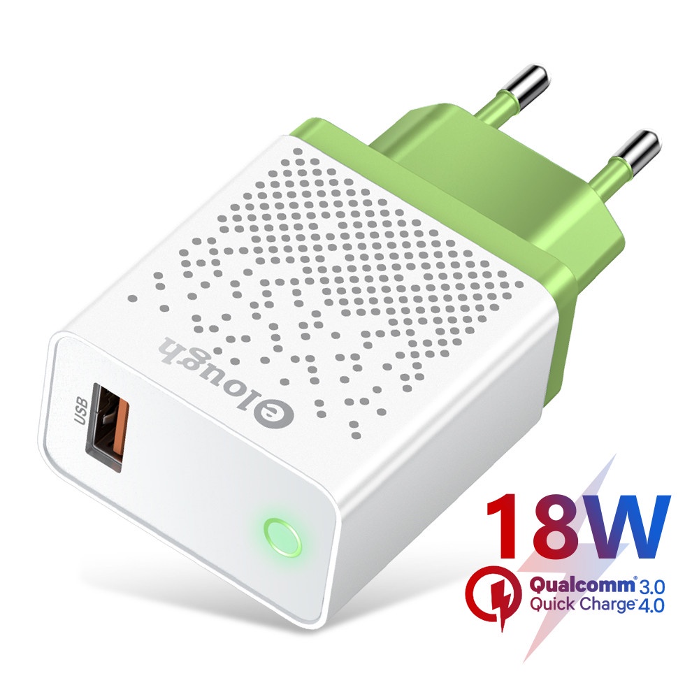 18W USB Charger QC 3.0 Fast Charger Wall Adapter For Mobile Phone ...